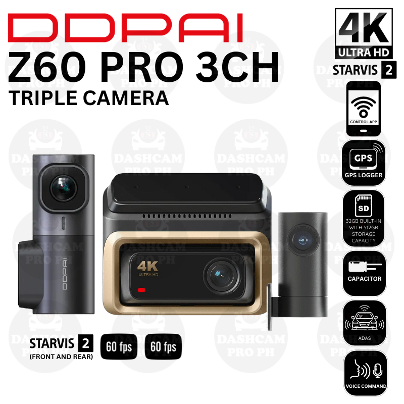 DDPAI Z60 PRO – DASHCAM PRO PH